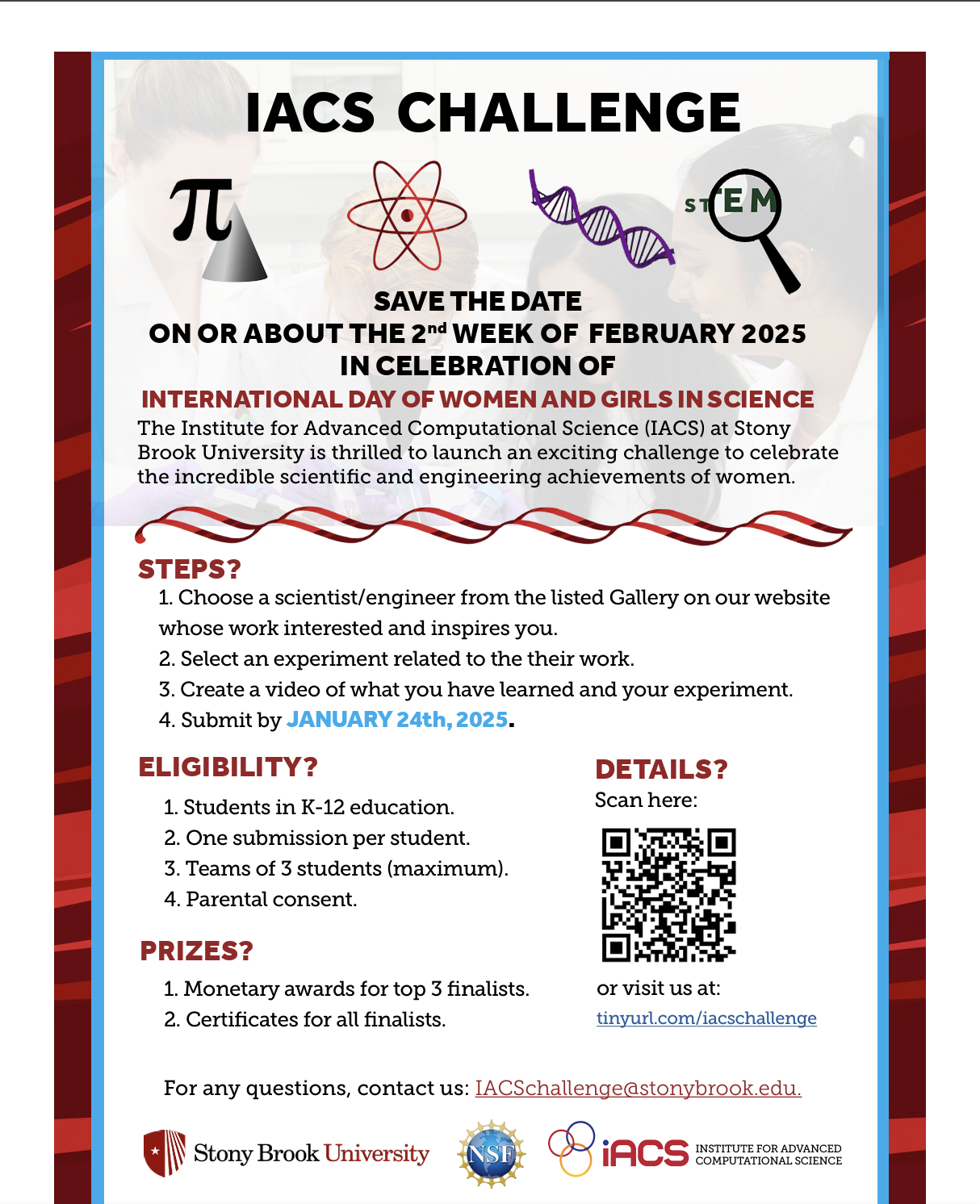 IACS Challenge | Institute for Advanced Computational Science (IACS)